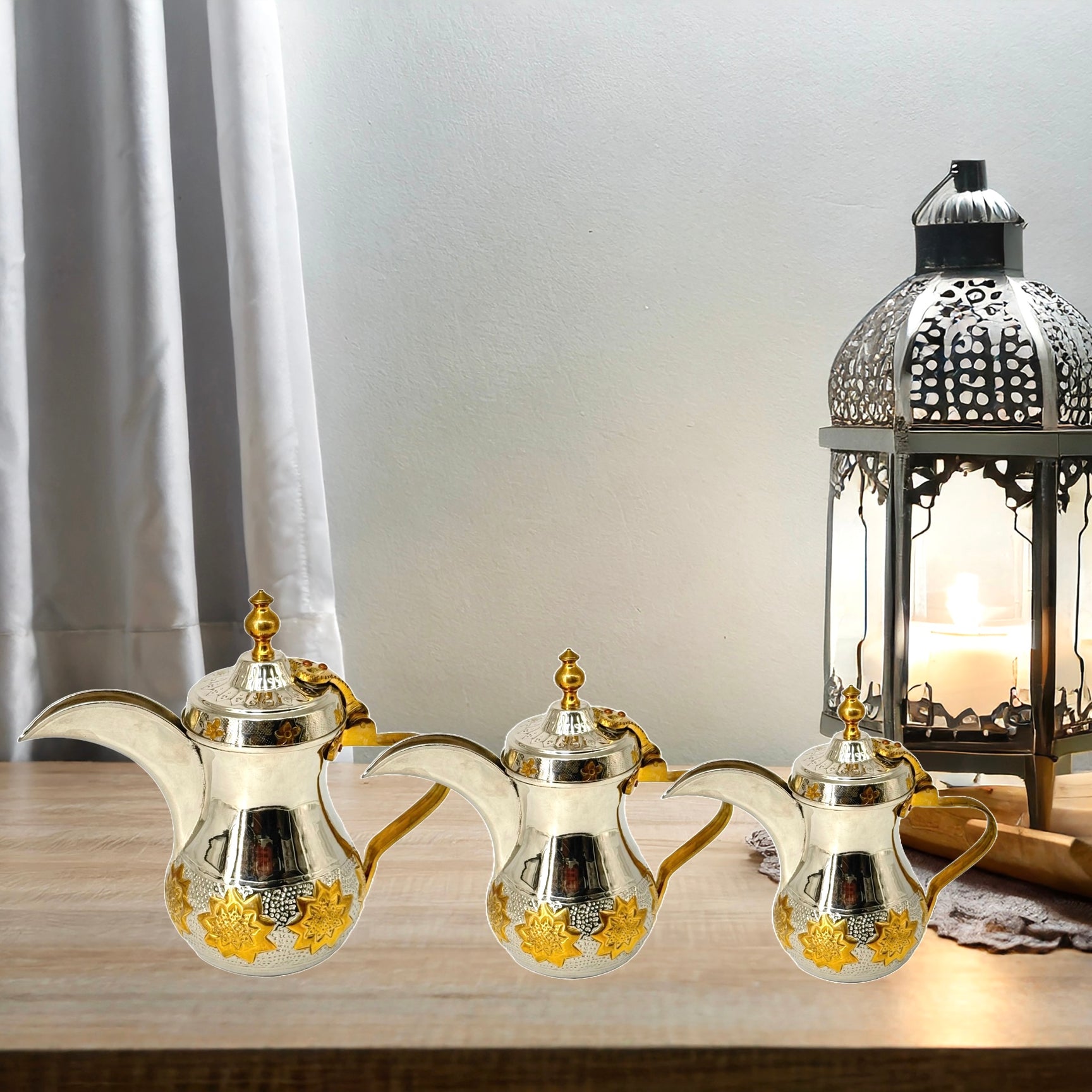 Buy online brass coffee pot & brass Teapot & brass Coffee Dallah/Arabic ...